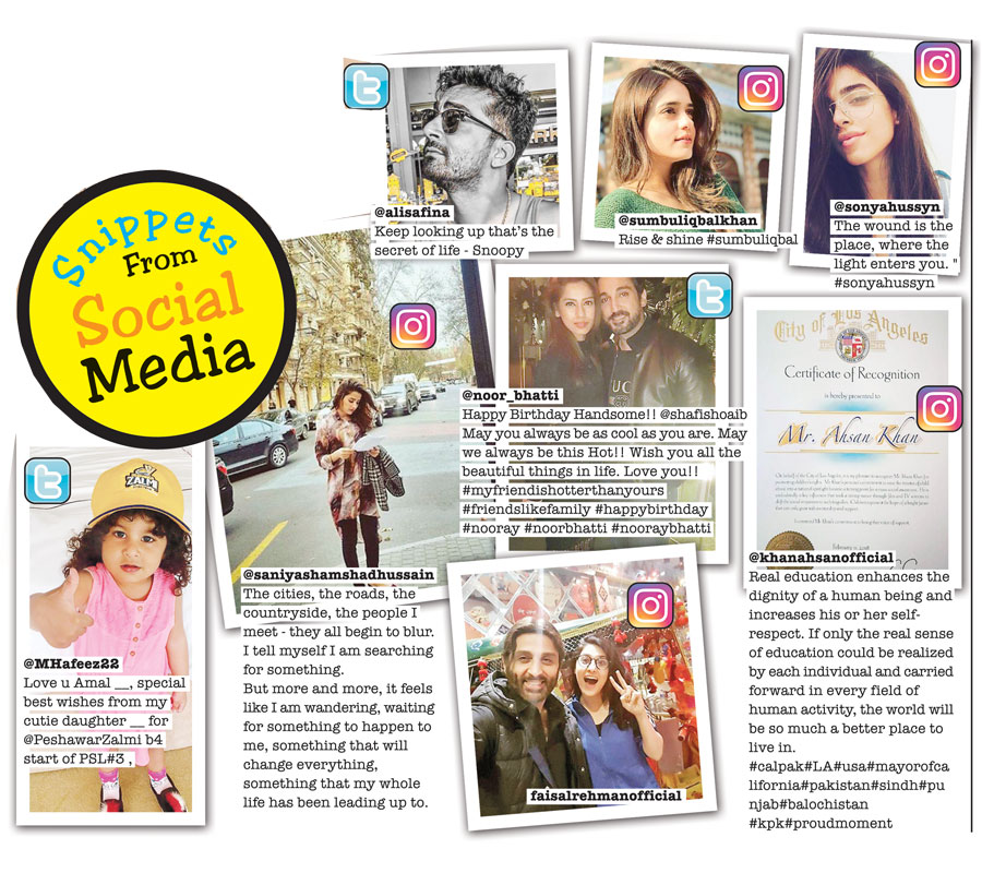 Snippets From Social Media | Kaleidoscope - MAG THE WEEKLY