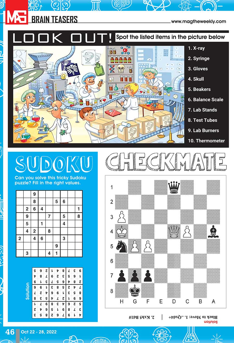 HOUSE-THEMED | Brain Teasers - MAG THE WEEKLY