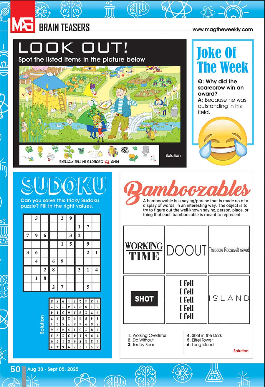 Wild Flowers Word Search | Brain Teasers - MAG THE WEEKLY
